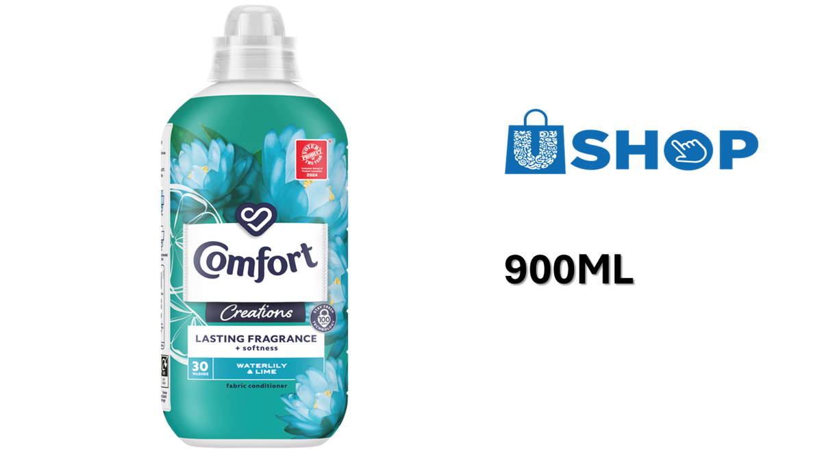 COMFORT FABRIC CONDITIONER WATERLILY AND LIME 900ML – Ushop Kenya
