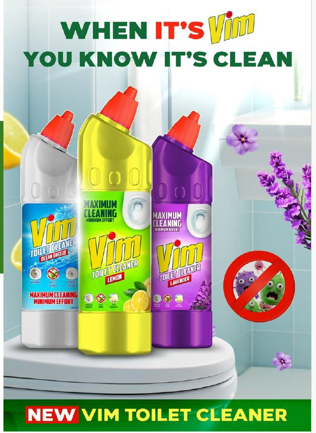 VIM LIQUID TOILET CLEANER LAVENDER 1 LITRE – Ushop Kenya