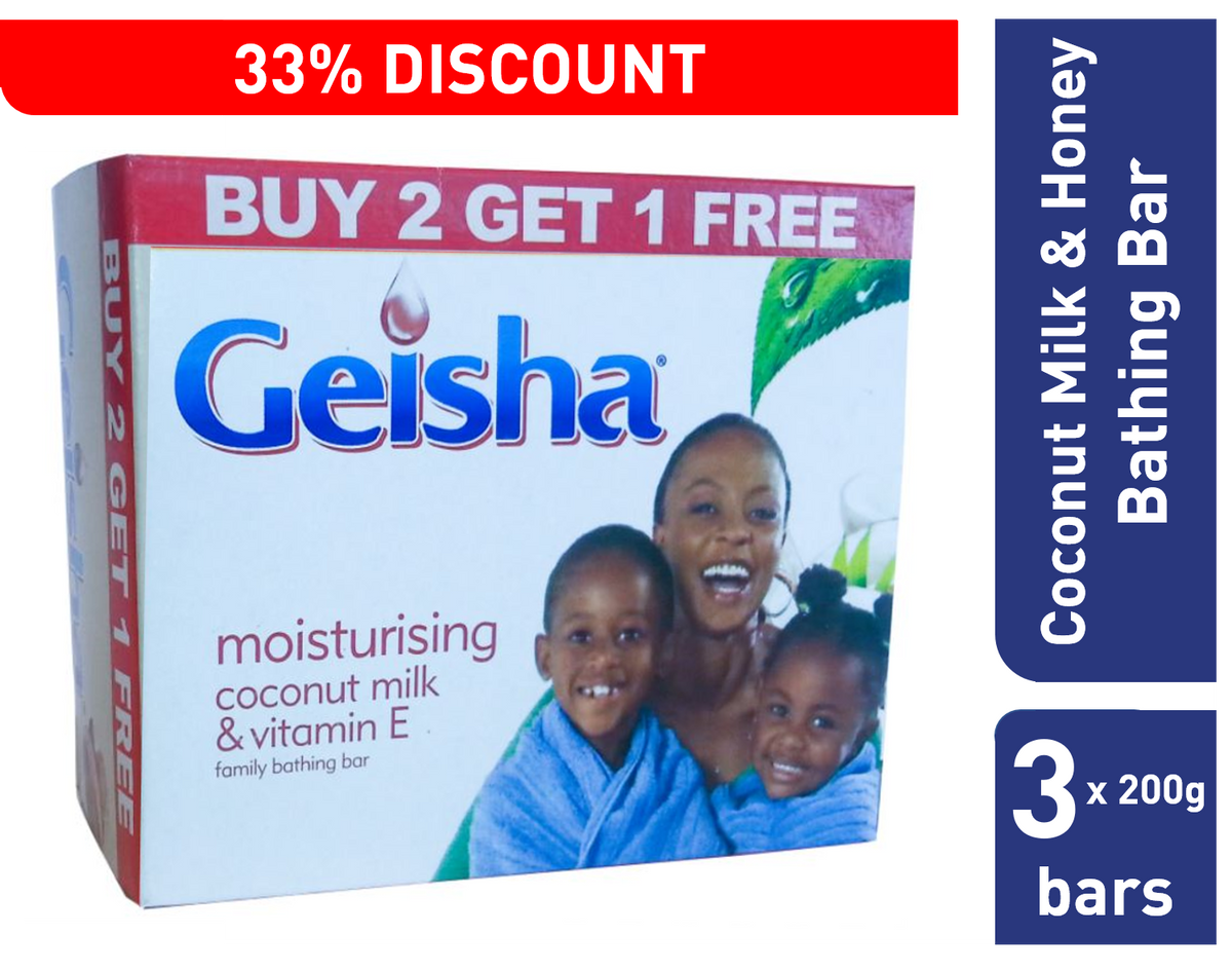GEISHA COCONUT MILK AND HONEY VPACK 3X200G – Ushop Kenya